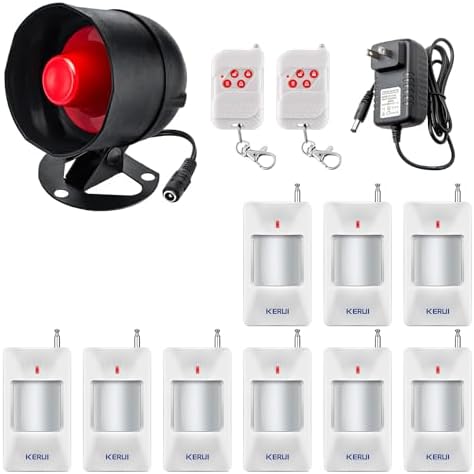 TOWODE Standalone Home Office&Shop Security Alarm System Kit,Wireless ...