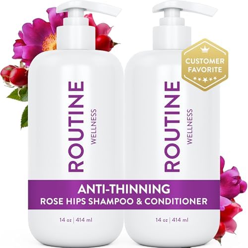 Amazon.com : Routine Wellness Anti-Thinning Shampoo for Thinning Hair ...