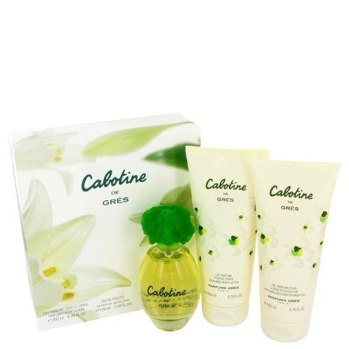 Amazon.com : CABOTINE by Parfums Gres Gift Set - 3.4 oz Eau De Toilette ...