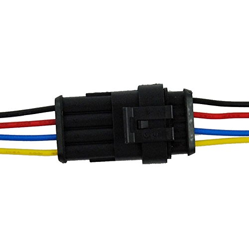 Snapklik.com : 4 Pin Way Car Waterproof Wire Connector Plug Auto ...