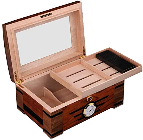 Buy Cigar Box ，Cigar Box Imported Cedar Wood Cigar humidor Transparent ...