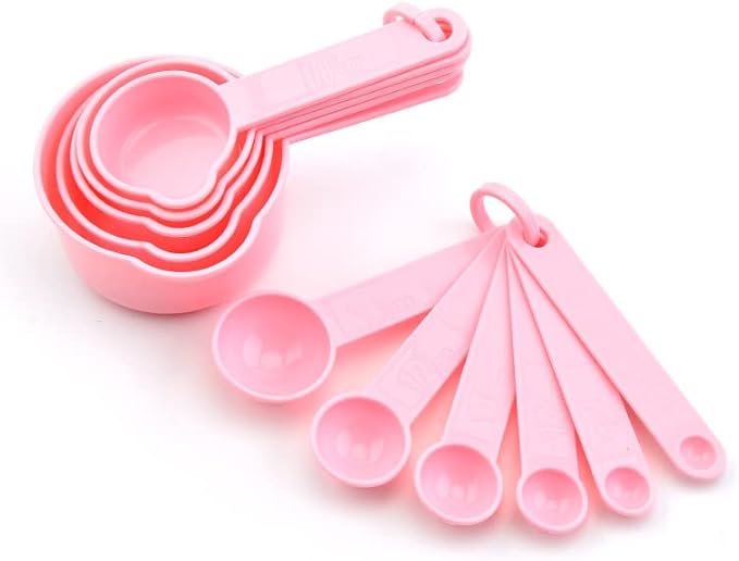 Amazon.com: zoyizi Plastic Measuring Cups and Spoons Set of 11, Kitchen ...