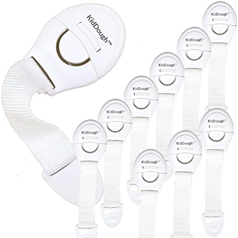 Amazon.com : KidDough Child Safety Cabinet Locks - Pack of 10 White ...