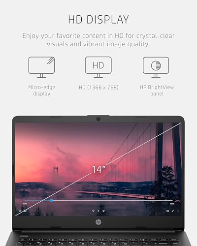 HP 14-inch Flagship Laptop Computer - Ultra Thin Notebook | Win 11 Pro ...