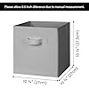 GRANNY SAYS Cube Storage Boxes, Pack of 6 Fabric Storage Cubes, 27x27 ...