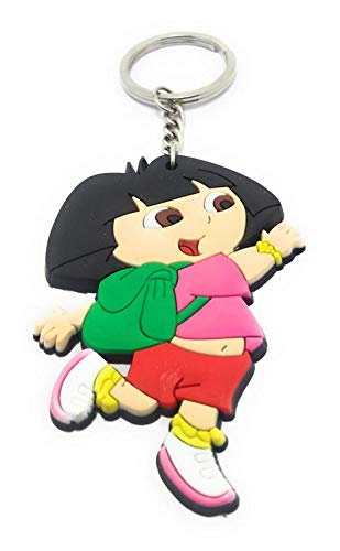 Key Tech Dora Rubber Keychain (Multicolour) : Amazon.in: Fashion