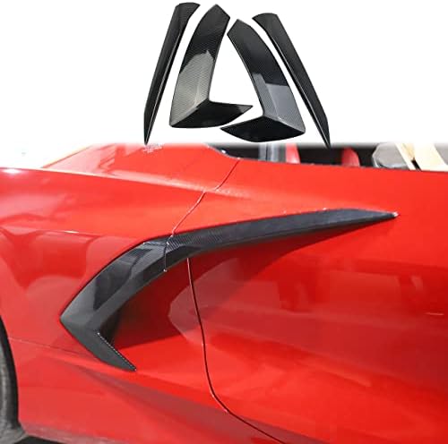 crosselec Carbon Fiber Exterior Body Side Air Outlet Cover Trim for ...