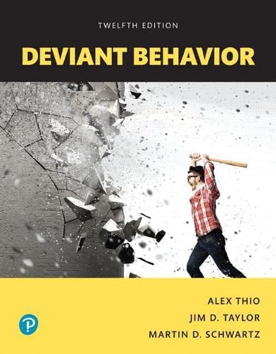 Amazon.com: Deviant Behavior: 9780134627090: Thio, Alex, Taylor, Jim, Schwartz, Martin: Books