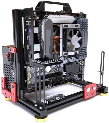 PC Chassis Desktop Computer Open Case Well Cooled Chassis Aluminum ...