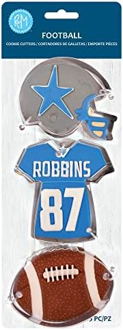 Amazon.com: FOOTBALL COOKIE CUTTERS American Football With Laces Game ...