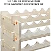 Amazon.com: Smartxchoices 72 Bottles Stackable Modular Wine Rack, 6 ...