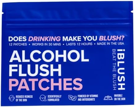 Amazon.com: IBLUSH Alcohol Flush Patches – Discreet, Easy-to-Wear ...
