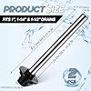 Amazon.com: Tandefio 2 Pcs Universal Bar Sink Overflow Pipe Stainless Steel Bar Sink Stopper ...