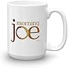 Amazon.com: MSNBC Morning Joe Logo Ceramic Mug, White 15 oz - Official ...