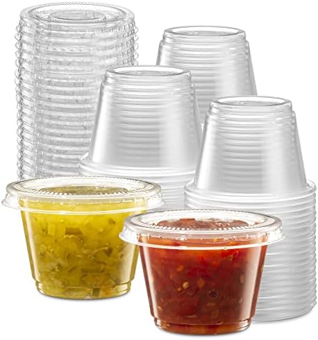 Amazon.com: Zeml Portion Cups with Lids (2 Ounces, 100 Pack ...