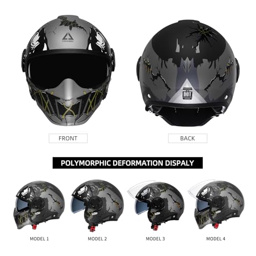 Snapklik.com : TRIANGLE Full Face Motorcycle Helmets,Off-Road Motocross ...