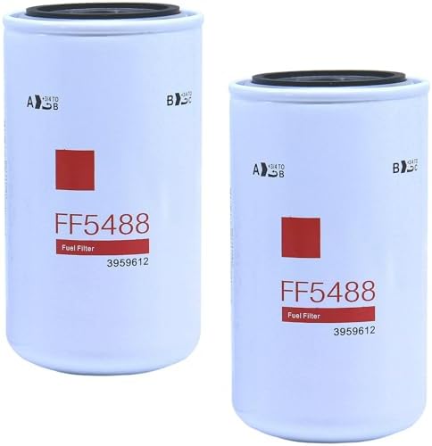 Amazon.com: 2 Pack of FF5488 Fuel Filter Replaces FF5580, 3959612 ...