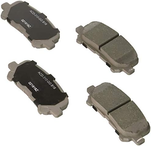 Amazon.com: ACDelco Silver 14D1086CHF2 Ceramic Rear Disc Brake Pad Set ...