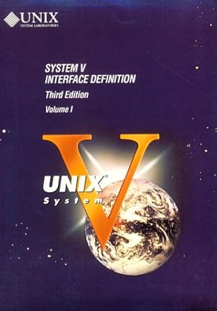 Amazon.com: System V Interface Definition (Unix System V, Vol. 1 ...