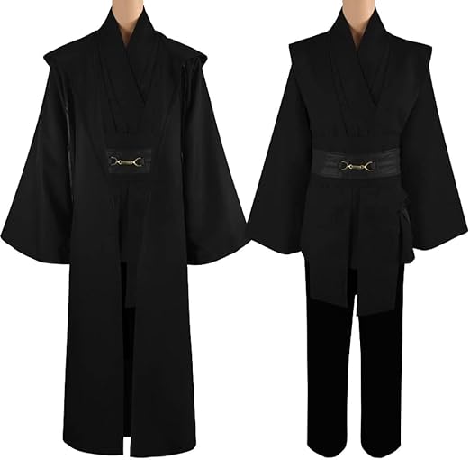 Amazon.com: Adult Obi Wan Hooded Jedi Robe Tunic Uniform Men Obi Wan ...