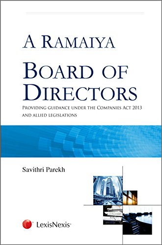 A Ramaiya Board of Directors - Providing Guidance under the Companies ...
