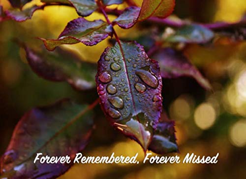 Forever Remembered, Forever Missed: Condolence, Keepsake and ...