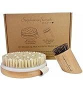 Stephanie Franck Beauty - Dry Brushing Body & Face Brushes - Set di ...
