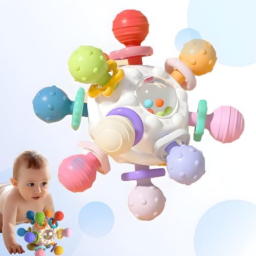 Amazon.com: Baby Sensory Teething Toys - Baby Teethers Rattle ...