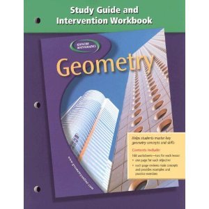 Geometry Study Guide and Intervention Workbook ByHill: Hill: Amazon.com ...