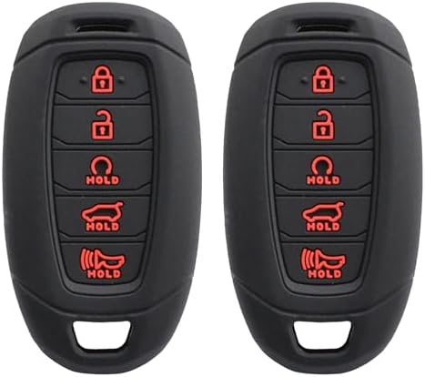 Amazon.com: 2 PCS Silicone 5 Button Remote Control Key Case Fob Shell ...