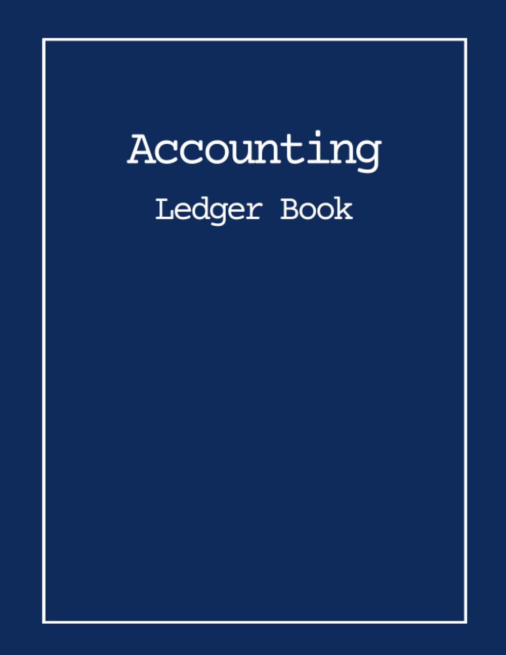 Amazon.com: Accounting Ledger Book for Recording & Tracking Finances ...