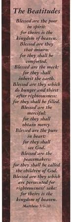 Amazon.com: Christian Bookmarks - The Beatitudes Bookmarks - Pack of 25 ...