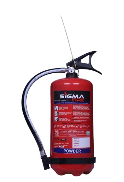 SIGMA FIRE - Powder Type 4 Kg Fire Extinguisher (Red) : Amazon.in: Home ...