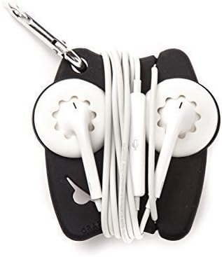 Amazon.com: Grapperz Earbud Holder/Protector/Cord Wrap - Black ...