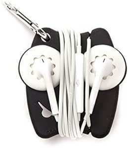 Amazon.com: Grapperz Earbud Holder/Protector/Cord Wrap - Black ...