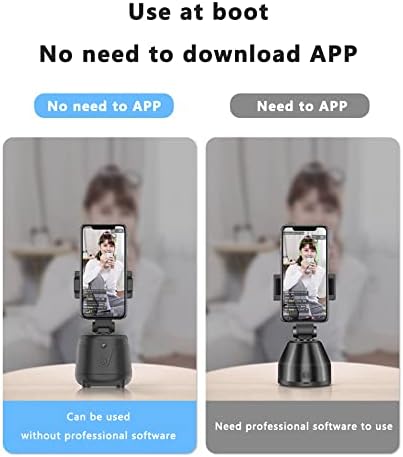 360 Rotation Tracking Selfie Stick Tripod Stand 2021 Newest Version ...