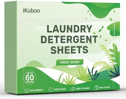 Amazon.com: Eco-Friendly Laundry Detergent Sheets - Efficient, Clean, and Fresh Scented, Washer ...