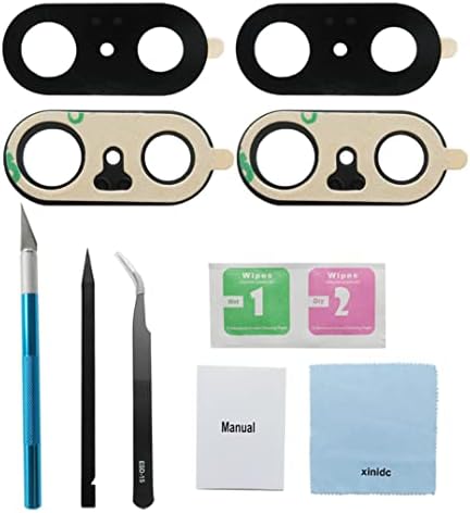 Amazon.com: Xinidc 2PCS OEM Original Back Rear Camera Glass Lens ...