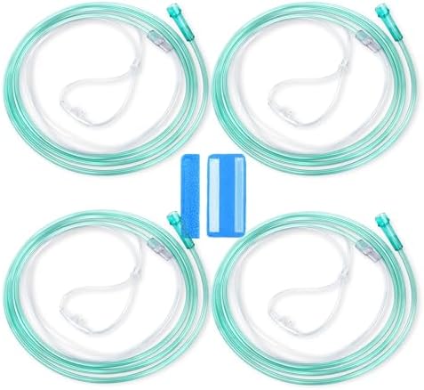 Amazon.com: NITTIID 7 Foot Green Nasal Cannulas for Oxygen, Standard ...