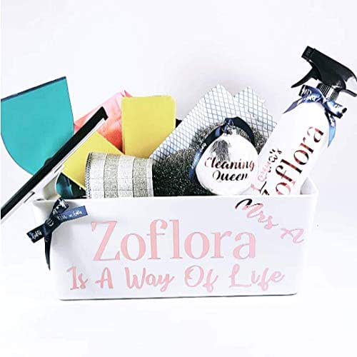 Cleaning Hamper, Cleaning Spray Bottle, Cleaning caddy Personalised ...