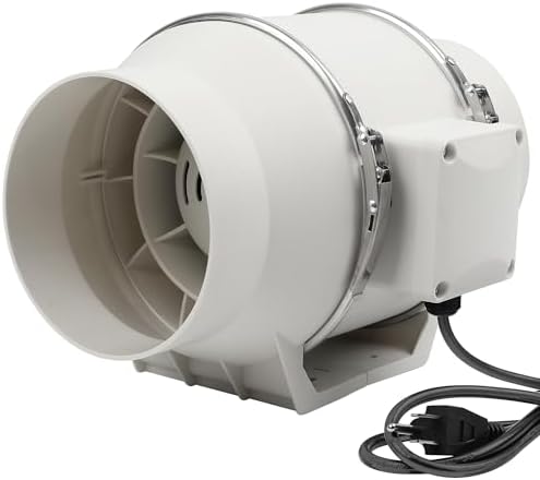 VIVOSUN 6 Inch Inline Duct Fan 240 CFM, HVAC Exhaust Ventilation Fan ...