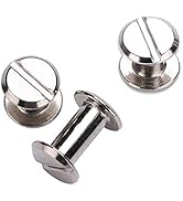 YMAISS 80 Sets Chicago Screws 2 Size 1/4,3/8in Screw Posts Bookbinding ...