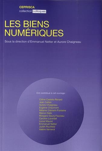 Les biens numériques: Netter, Emmanuel, Chaigneau, Aurore, Collectif ...