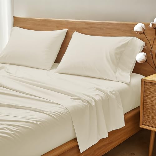 Amazon.com: THREAD SPREAD 100% Organic Cotton Bed Sheet Set - Crisp and ...