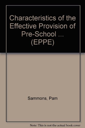 Characteristics of the EPPE Project Sample at Entry to the Study ...