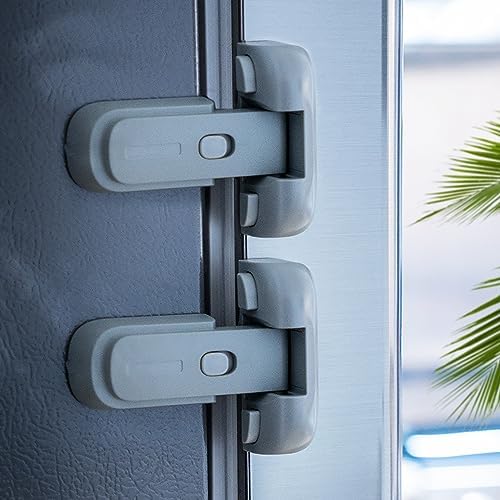 Amazon.com : Refrigerator Lock for Kids | Freezer door latches | Child ...