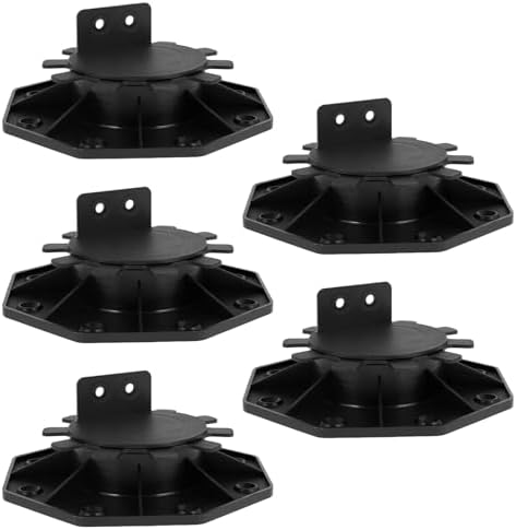 Amazon.com: 5Pcs Deck Support Pedestals Height Adjustable Deck Raising ...