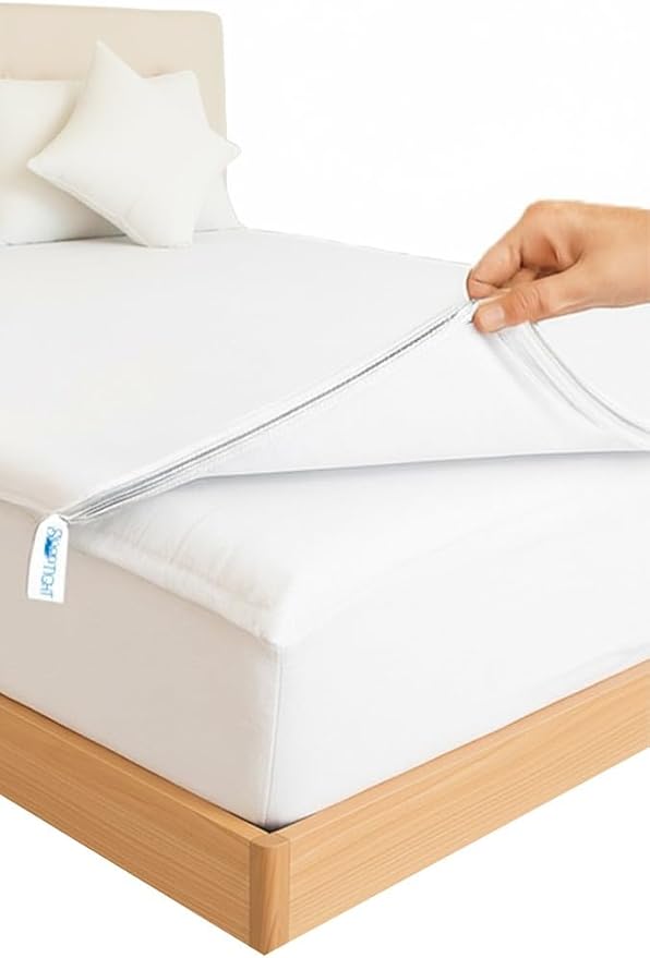 Amazon.com: Sleep Tight Zipper Fitted Sheet Set – Includes 1 Fitted ...