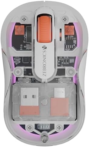 Amazon.in: Buy ZEBRONICS Sheer Plus Wireless Mouse, Dual Mode (2.4GHz ...