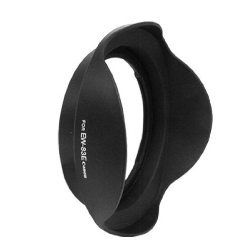 PRAV® Lens Hood Black EW-83E for Digital DSLR SLR Camera Lens Hood ...